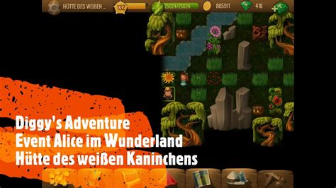 Diggy s Adventure Event Alice Im Wunderland 4 Hütte des weißen