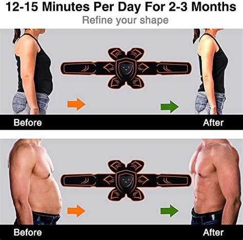 Two Pictures Showing The Before And After Of A Man S Stomach