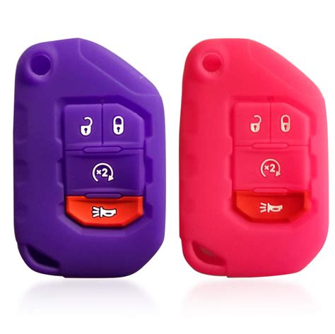 2pcs Dobrev 4 Buttons Flip Silicone Case Protector Cover Skin Rubber