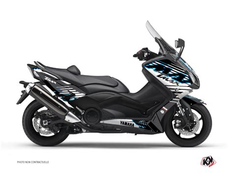 Kit D Co Maxiscooter Flow Yamaha Tmax Bleu Kutvek Kit Graphik