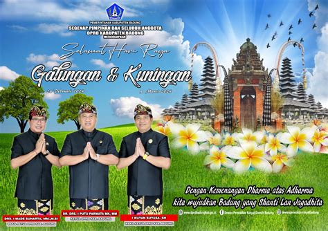 Segenap Pimpinan Dan Seluruh Anggota DPRD Kabupaten Badung Mengucapkan