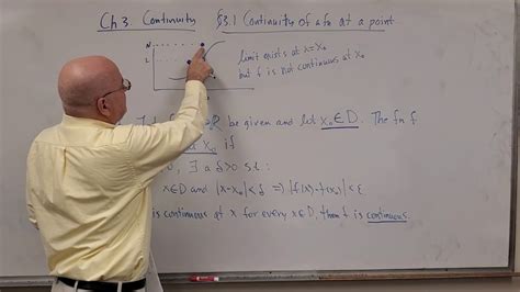 real analysis i lec 3 1 a continuity of a function at a point youtube