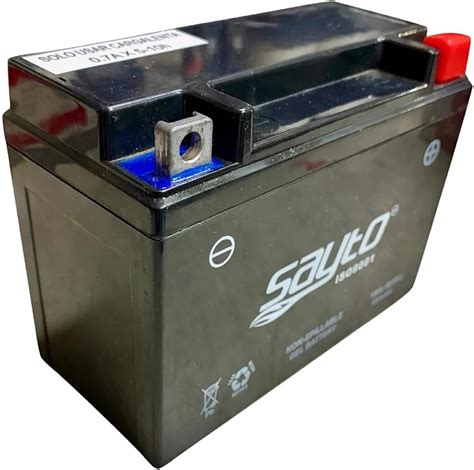 Bateria Para Moto De Gel Sayto Yb6l B Motos Ft125TS Ft150TS Amazon