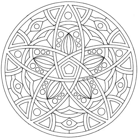 Coloriages Mandalas pour Enfants Mandalas Dessins à colorier