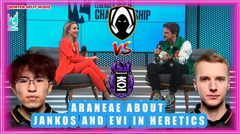 Araneae About Jankos And Evi In Heretics Youtube