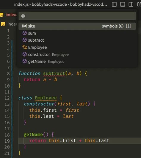 How To Show A Function Method List In Visual Studio Code Bobbyhadz