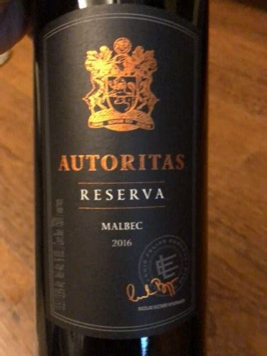 Autoritas Reserva Malbec Vivino US