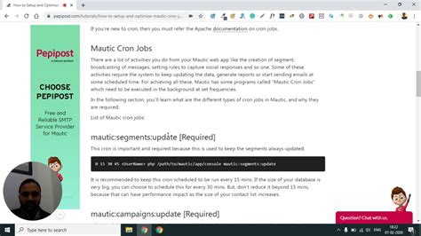 How To Setup And Optimise Mautic Cron Jobs For Better Performance YouTube