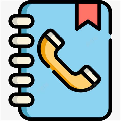 电话簿电话20线颜色图标图标免费下载 图标0xPeaaUkU 新图网