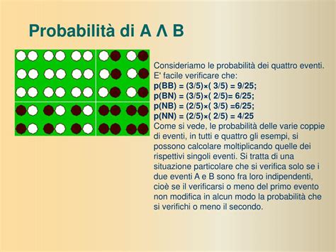 PPT Calcolo delle probabilità PowerPoint Presentation free download