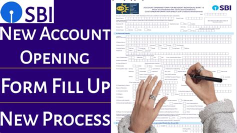 Sbi New Account Opening Form Fill Up 2023 Sbi Account Opening Form