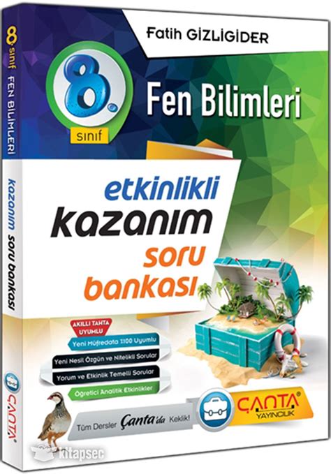 8 Sınıf Fen Bilimleri Etkinlikli Kazanım Soru Bankası Çanta Yayınları