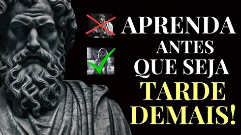 8 LIÇÕES ESTOICAS que os Homens Aprendem TARDE DEMAIS na Vida