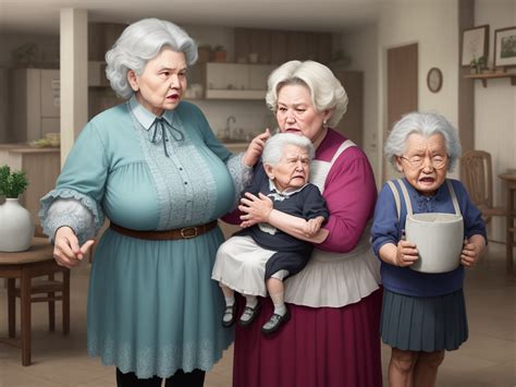 G N Rateur D Art Ai Partir D Un Texte Granny Nude No Clothes Huge