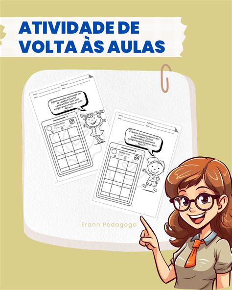 Atividade Volta S Aulas Educa Market