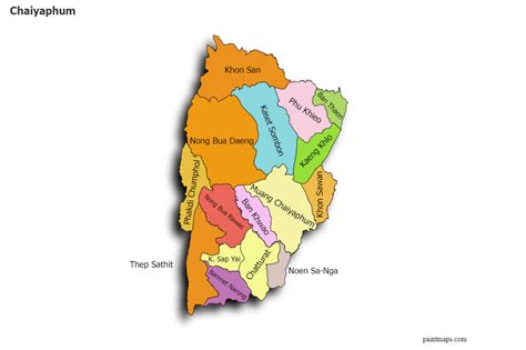 Exemplos De Mapas Para Chaiyaphum