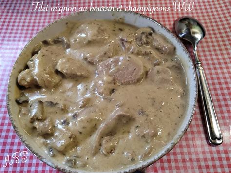 Filet Mignon Au Boursin Et Champignons WW Recette Cookeo