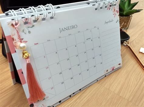 Calendário de Mesa 2025 Elo7 Produtos Especiais