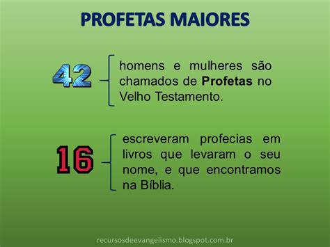 Quais São Os Profetas Da Bíblia LIBRAIN