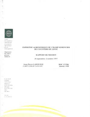 Remplissable En Ligne Agritrop Cirad Centre De Cooperation