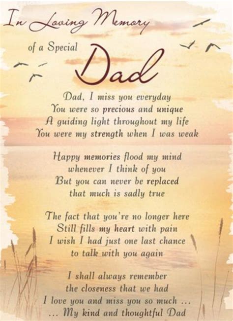 39 Moving Funeral Poems For Dads Artofit