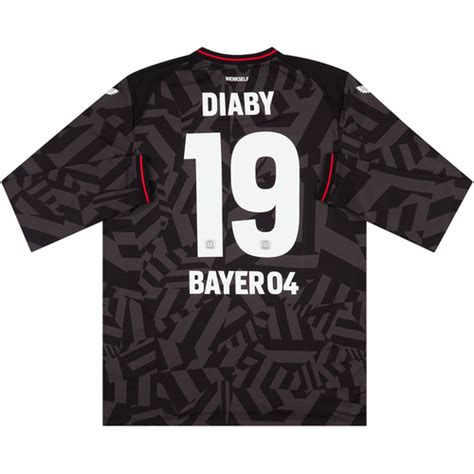 2022 23 Bayer Leverkusen Player Issue Pro Away L S Shirt Diaby 19