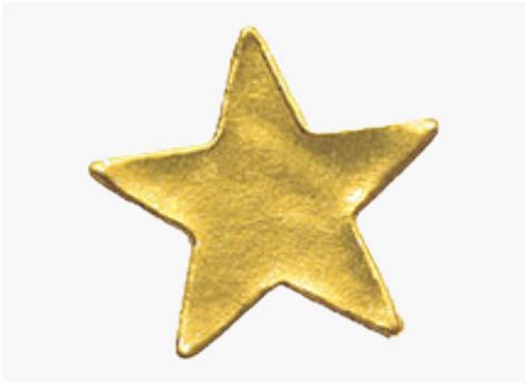 Gold Star Sticker Png Transparent Png Kindpng