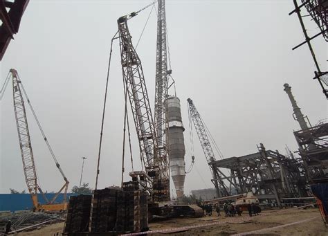 Silo At Barauni Refinery By A Ton Crane Rls Human Care