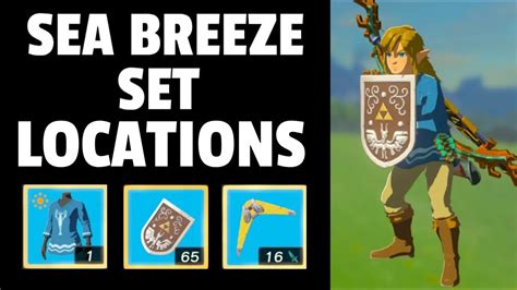 Sea Breeze Set Locations Windwaker Set The Legend Of Zelda Tears Of