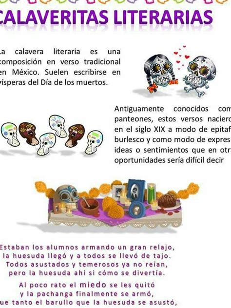Calaveras Literarias Para Ni Os De Kinder