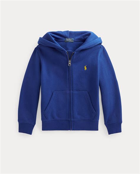 Sudadera de niño con capucha en azul Polo Ralph Lauren El Corte Inglés