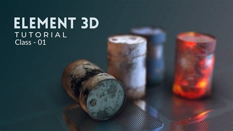 Element 3D Tutorial After Effects Tutorial Class 01 YouTube