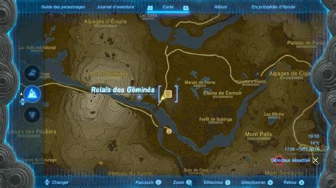 Emplacements Et Carte Des Relais Dans Zelda Tears Of The Kingdom