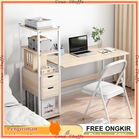 Jual PROMO AESTHETIC TERBARU TERMURAH SIMPLE MINIMALIS IH Meja Kerja