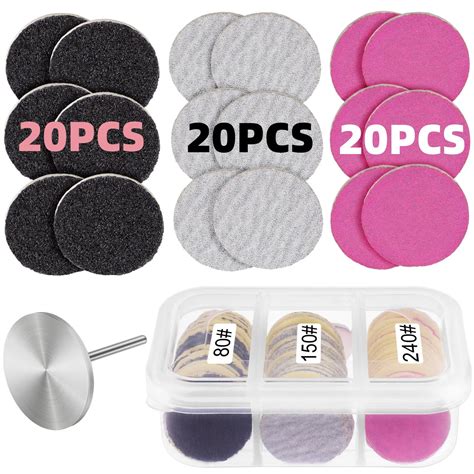 Sanding Paper Discs And Metal Nail Drill Bit Mm Pedicure Disc
