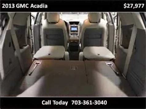 Gmc Acadia Used Cars Manassas Va Youtube