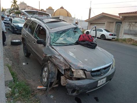 Choque Con Volcadura Deja Lesionado A Un Adulto Mayor En Culiac N