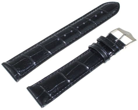 Pasek Do Zegarka Atlantic 20 Mm SKORA CZARNY KROK P 20S Atlantic