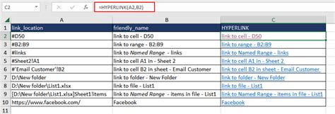 Excel HYPERLINK Function How To Use