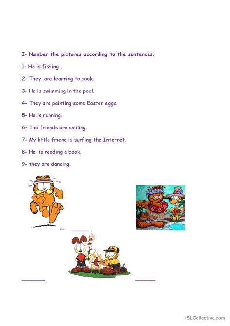 simple present vr present continuous Deutsch DAF Arbeitsblätter pdf doc