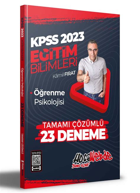 Hocawebde 2023 KPSS Eğitim Bilimleri Öğrenme Psikolojisi Tamamı Çözümlü