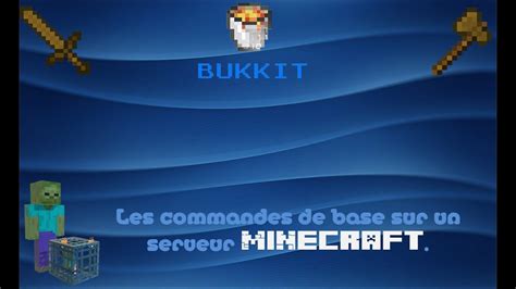 Tuto Minecraft Les Commandes De Base Sur Un Serveur HD YouTube