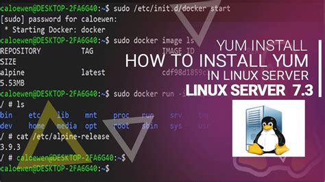 Installing Yum On Linux Server 7 3 YouTube