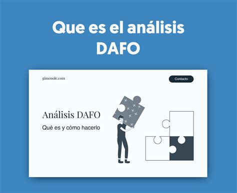 Qué es y cómo se hace un análisis DAFO