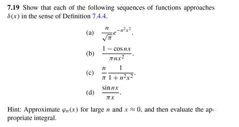 solved definition 7 4 4 let {φn x } be a sequence of