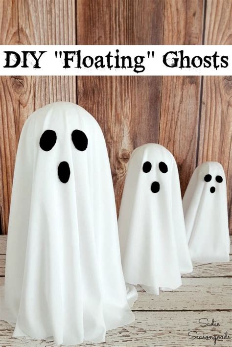 How To Make A Floating Ghost With A Metal Candlestick Halloween Ghost