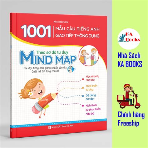 Sách 1001 Mẫu Câu Tiếng Anh Giao Tiếp Thông Dụng Theo Sơ Đồ Tư Duy