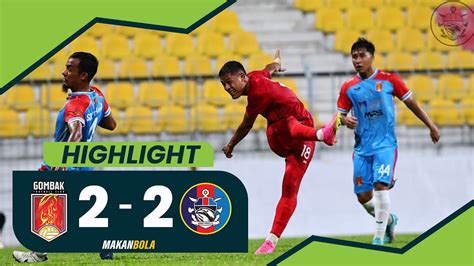 Gombak FC 2 2 Armed Forces FC Liga A1 Semi Pro MBSB Bank