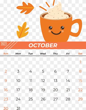 Descarga Gratis Calendario Octubre Png Pngwing