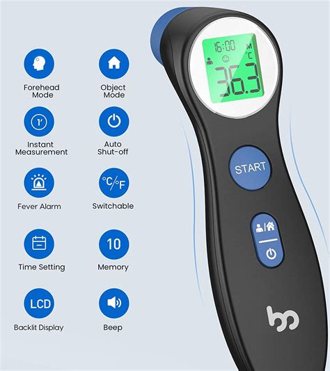 Femometer kontaktloses infrarot Stirnthermometer für Babys und